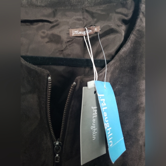 J. McLaughlin | Jackets & Coats | Jmclaughlin Mocha Brown Lara Suede ...